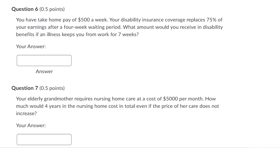 Solved You have take home pay of $500 a week. Your | Chegg.com