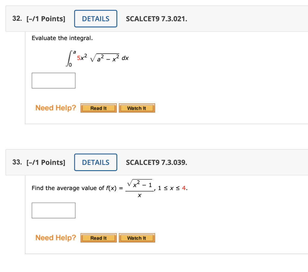 Solved [-/1 Points] SCALCET9 7.2.073. A particle moves on a | Chegg.com