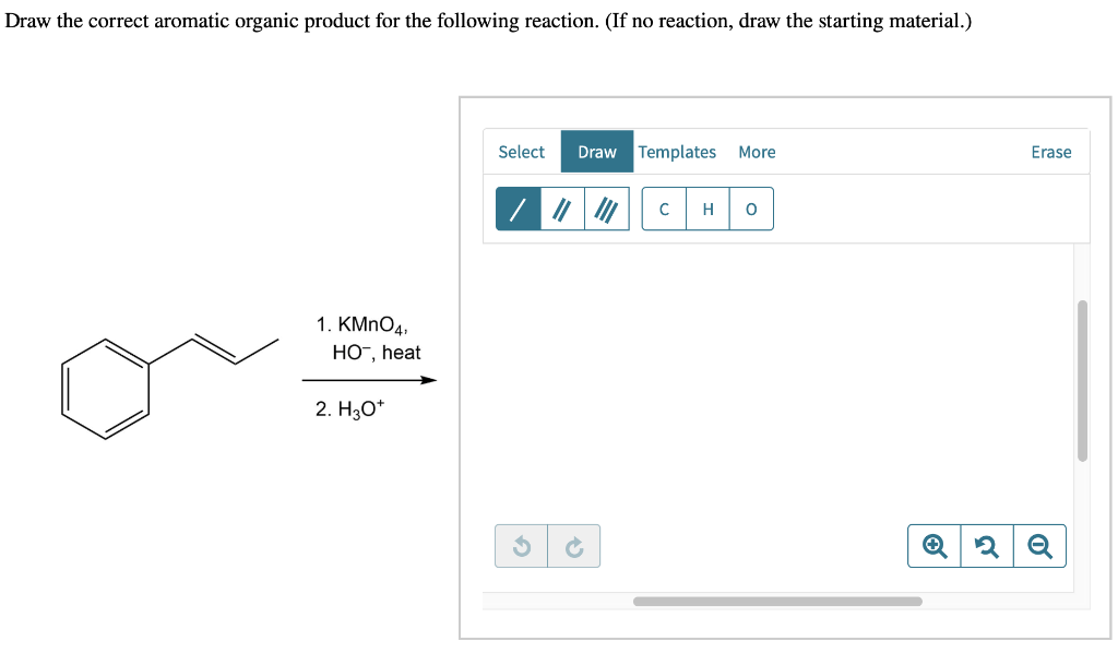 Solved Draw the correct aromatic organic product for the | Chegg.com