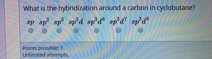 Solved What is the hybridization around the carbonyl carbon | Chegg.com