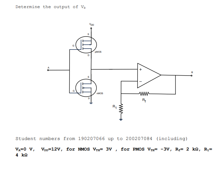 Solved Determine the output of VB Student numbers from | Chegg.com