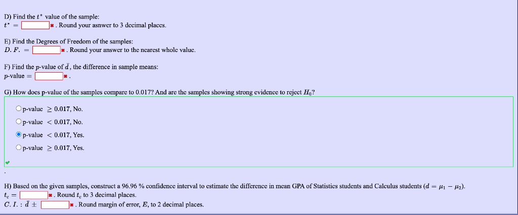 Solved Is Statistics Easier Than Calculus A Math Course Is