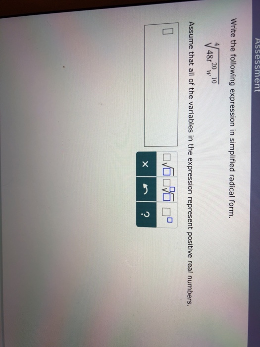 Solved Asses?ment Write the following expression in | Chegg.com