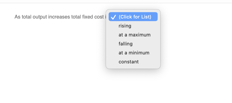 Solved As total output increases total fixed cost | Chegg.com