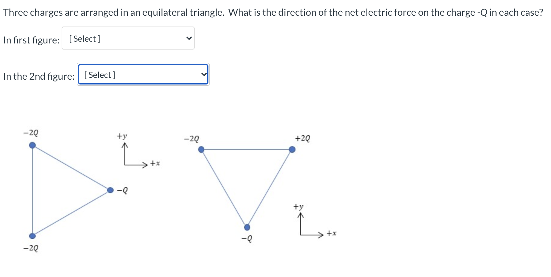 Solved Three charges are arranged in an equilateral | Chegg.com