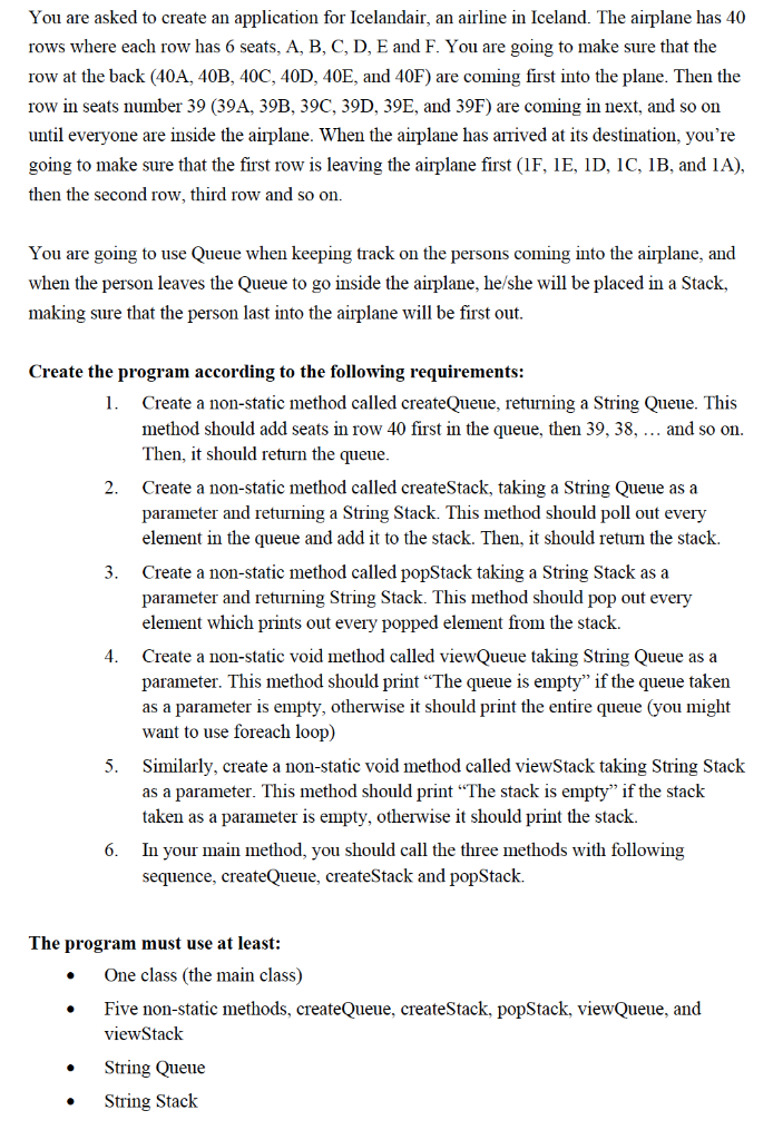 You are asked to create an application for | Chegg.com