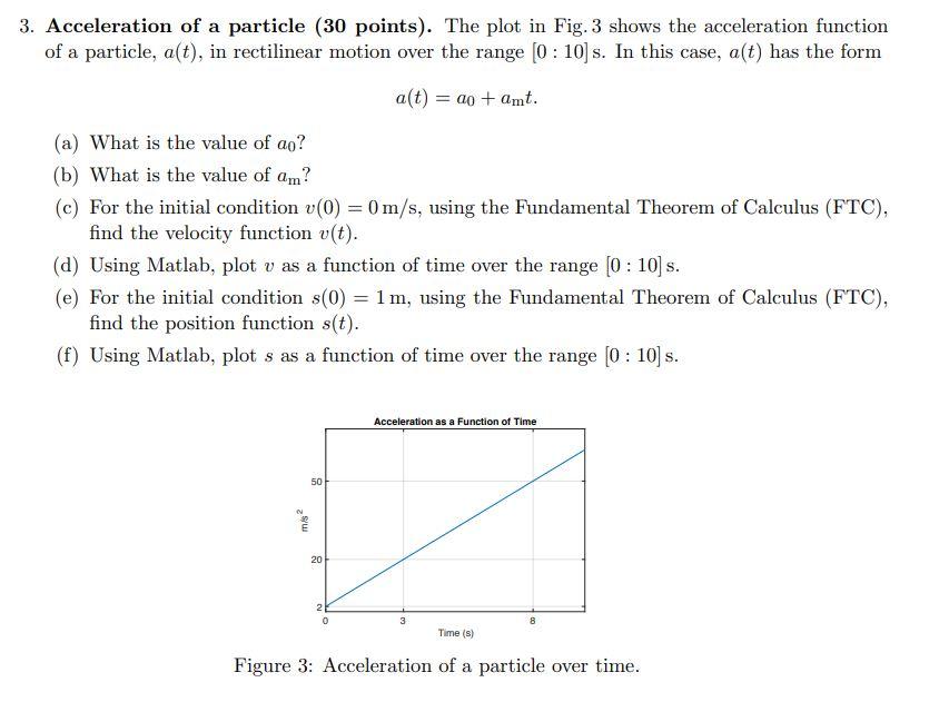 Solved 2. Position as a function of velocity (40 points). A | Chegg.com