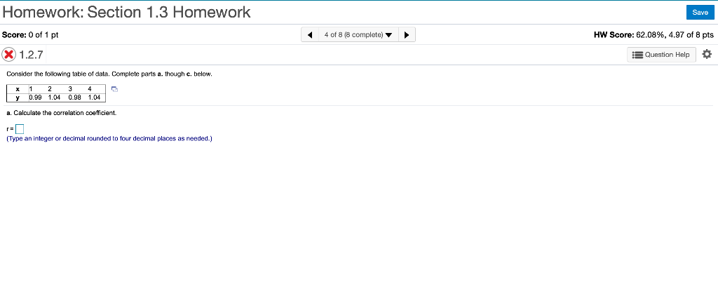 Solved Homework Section 1 3 Homework Save Score 0 Of 1 Pt