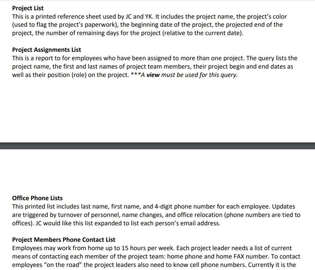 Solved Before you start the project... For this project you | Chegg.com