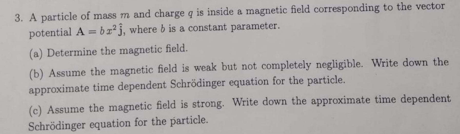Solved 3. A particle of mass m and charge q is inside a | Chegg.com
