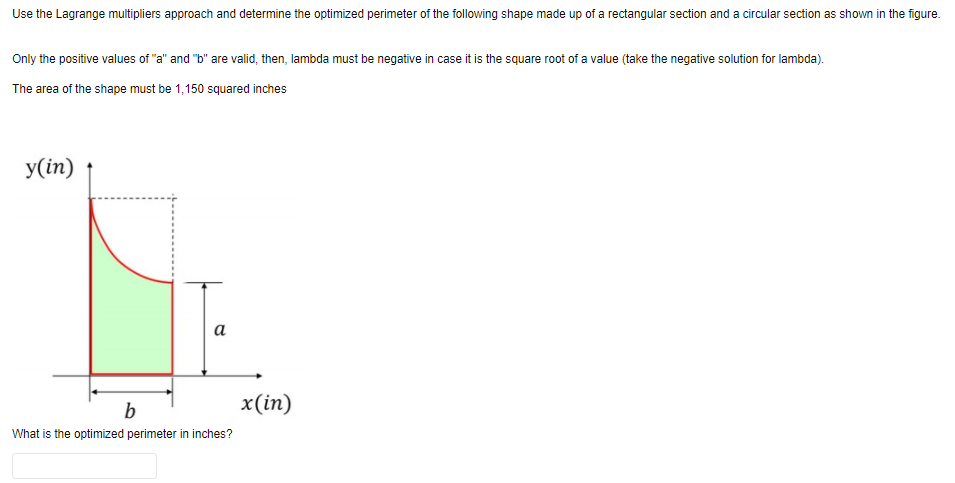 Solved Use the Lagrange multipliers approach and determine | Chegg.com