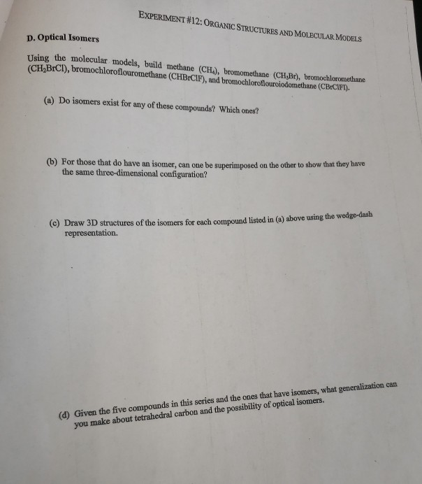 Solved PROCEDURE Choose a partner and work together with one | Chegg.com