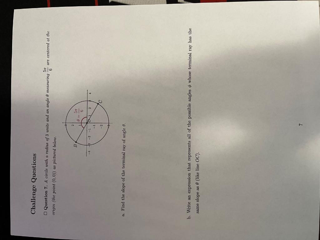 Solved A circle with a radius of 3 units and an angle θ | Chegg.com
