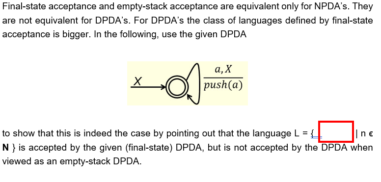 Solved Final-state acceptance and empty-stack acceptance are | Chegg.com