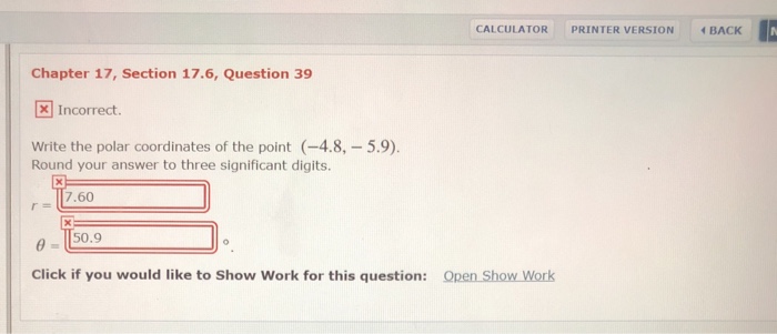 Solved Calculator Printer Version 4eack Chapter 17 Section 2828