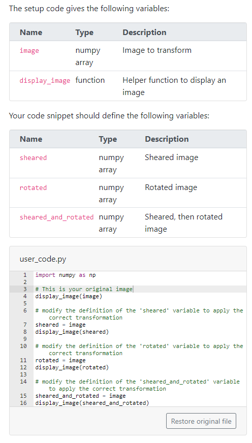 Solved CHW3.1. Matrix Operations: Image manipulation In this | Chegg.com