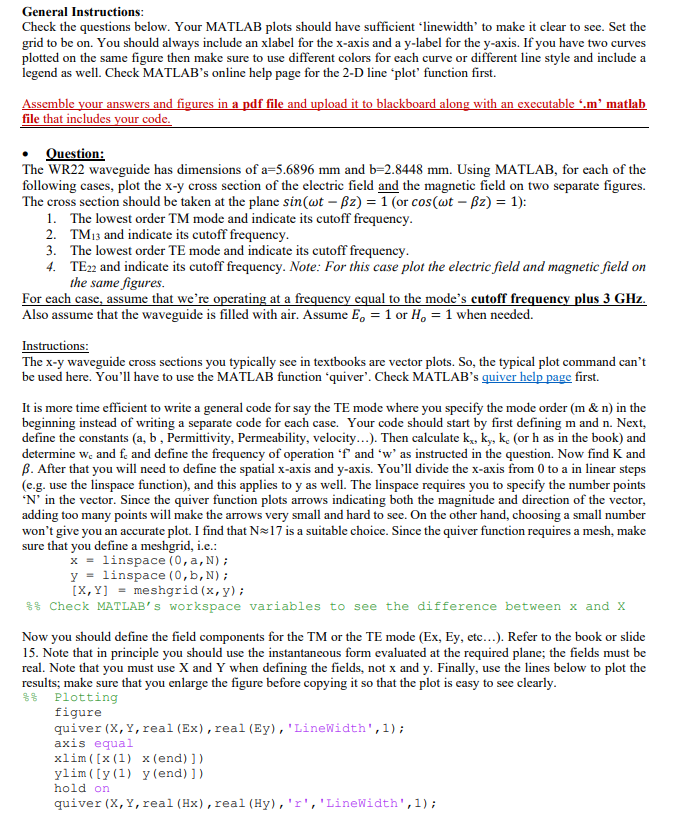Solved General Instructions: Check the questions below. Your | Chegg.com