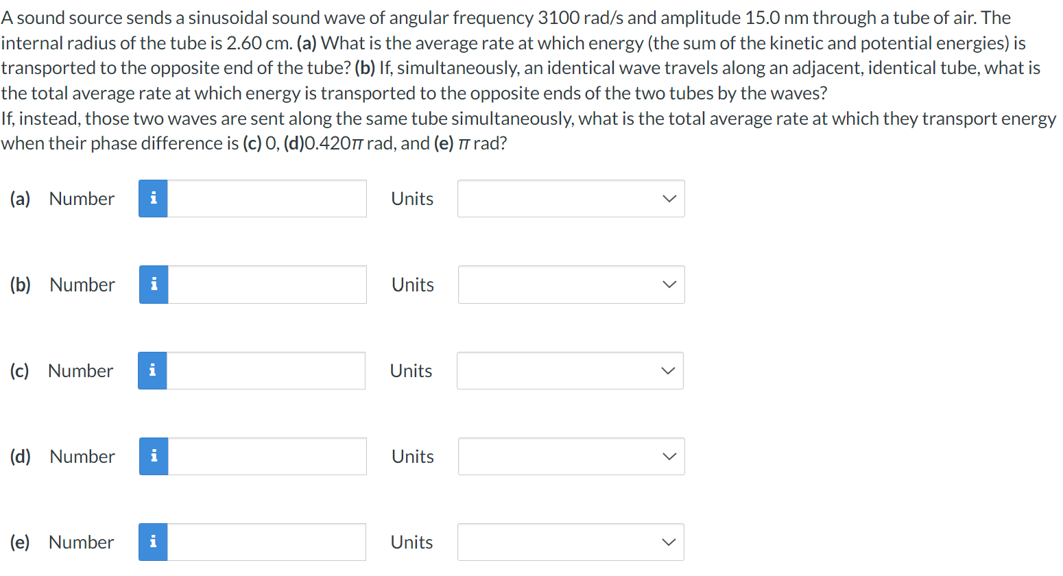 Solved sound source sends a sinusoidal sound wave of angular | Chegg.com