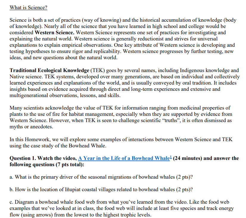 Solved What is Science? Science is both a set of practices | Chegg.com