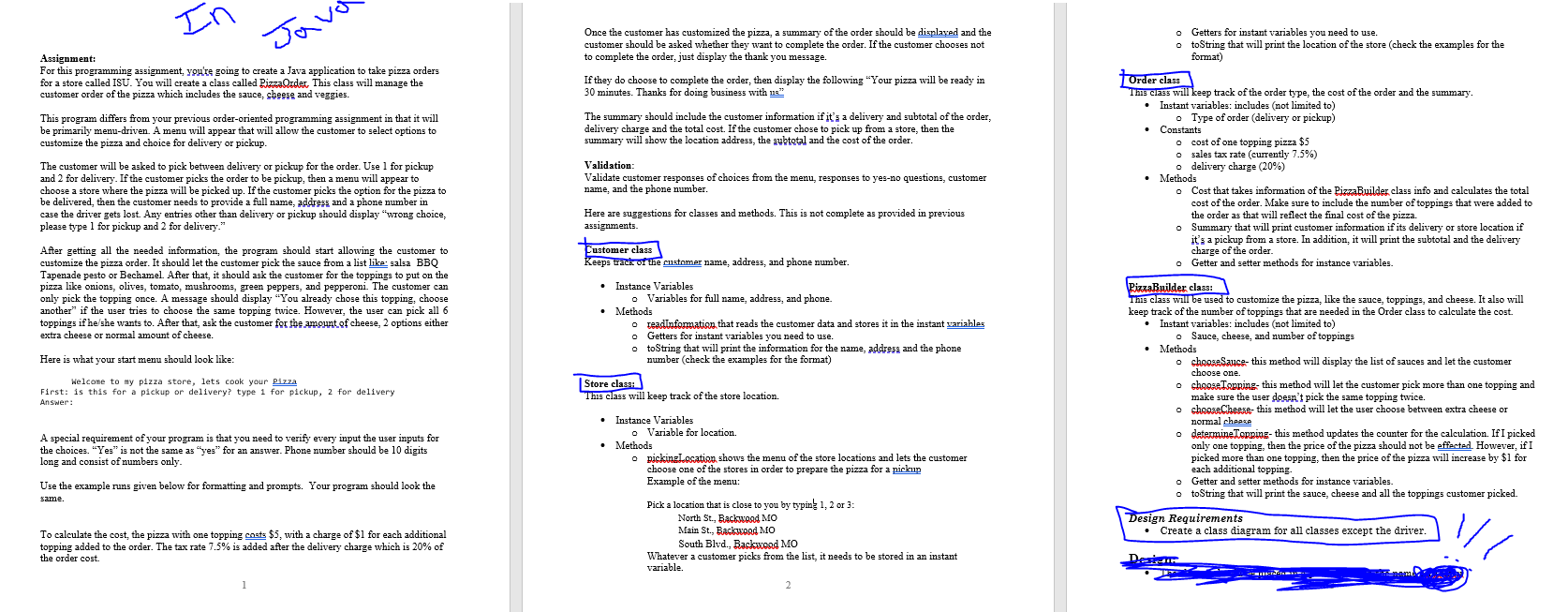 Solved This needs to be done in JAVA without using Arrays in | Chegg.com