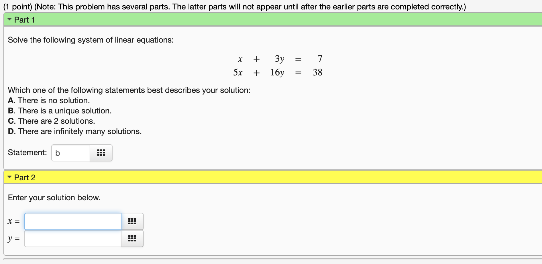 Solved 1 Point Rework Problem 17 From Section 5 1 Of Your