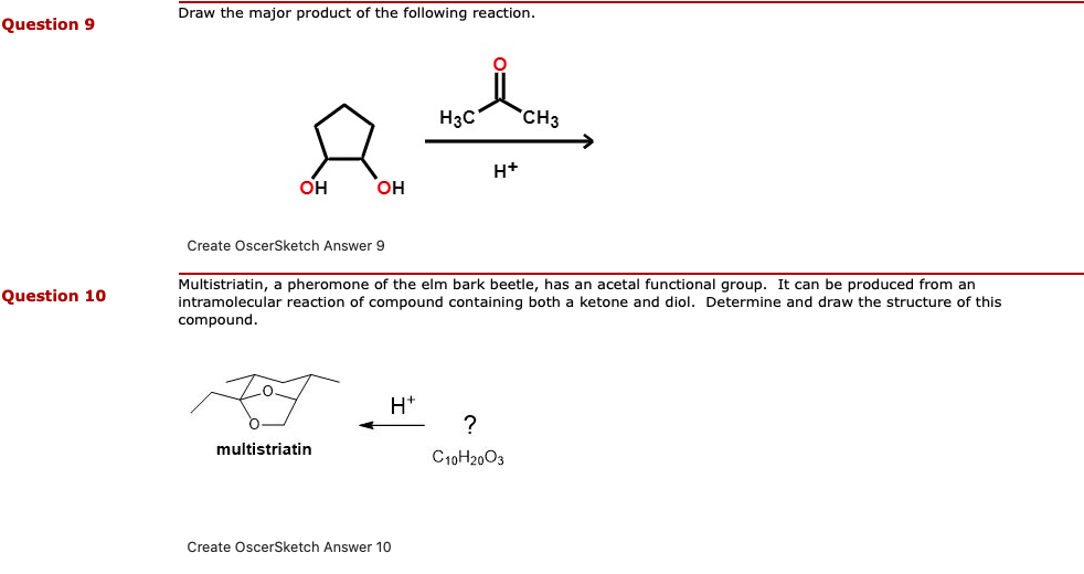 Solved Draw the major product of the following reaction. | Chegg.com
