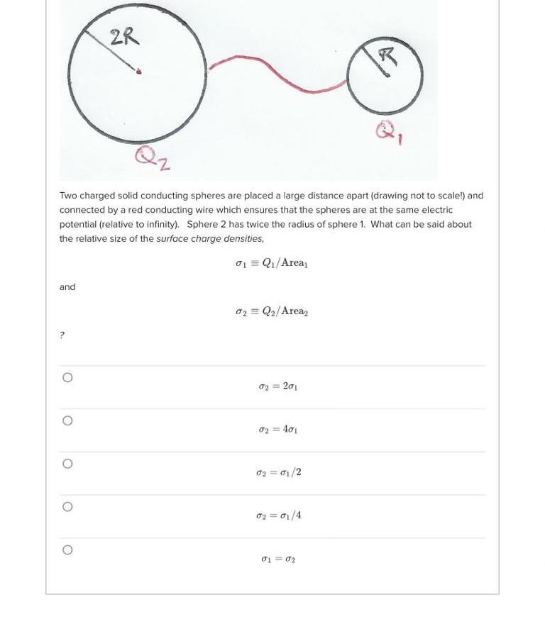 Solved Two charged solid conducting spheres are placed a | Chegg.com