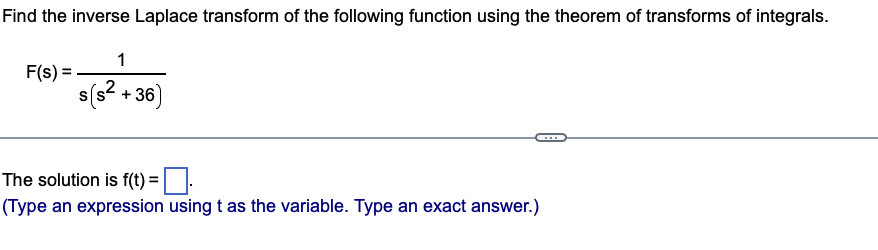 Solved Find the inverse Laplace transform of the following | Chegg.com