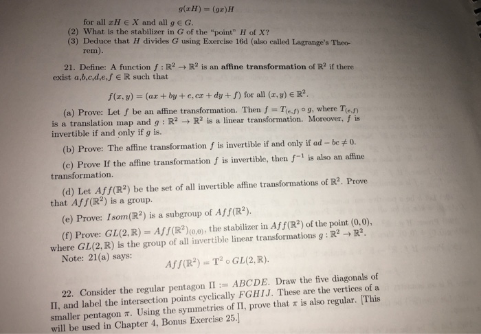 Solved Note: This is often called Lagrange's Theorem.] 17d) | Chegg.com
