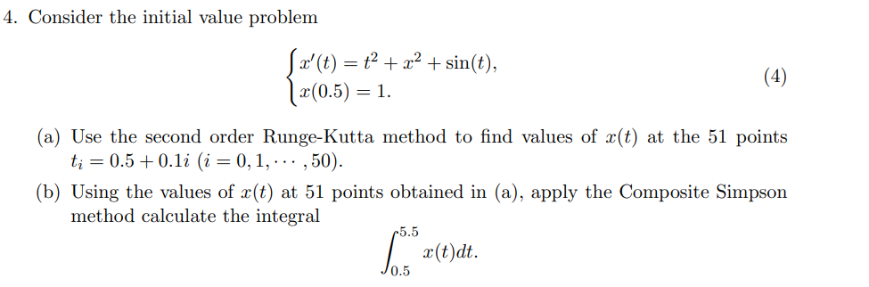 Solved Consider the initial value | Chegg.com