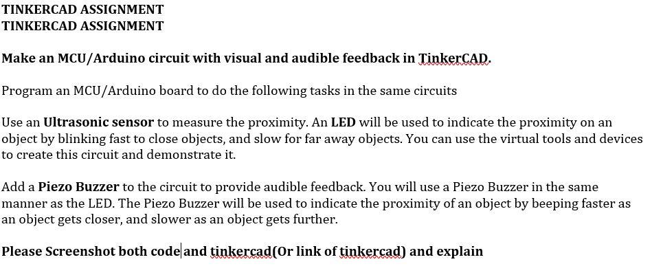 Solved TINKERCAD ASSIGNMENT TINKERCAD ASSIGNMENT Make an | Chegg.com