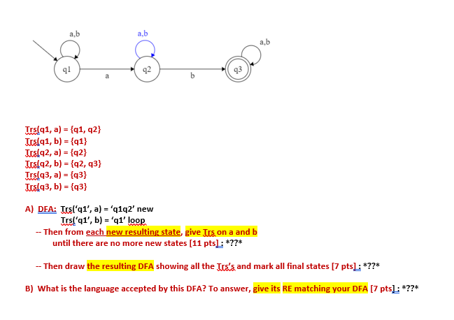 Solved Before we can implement a scanner, your machine has | Chegg.com