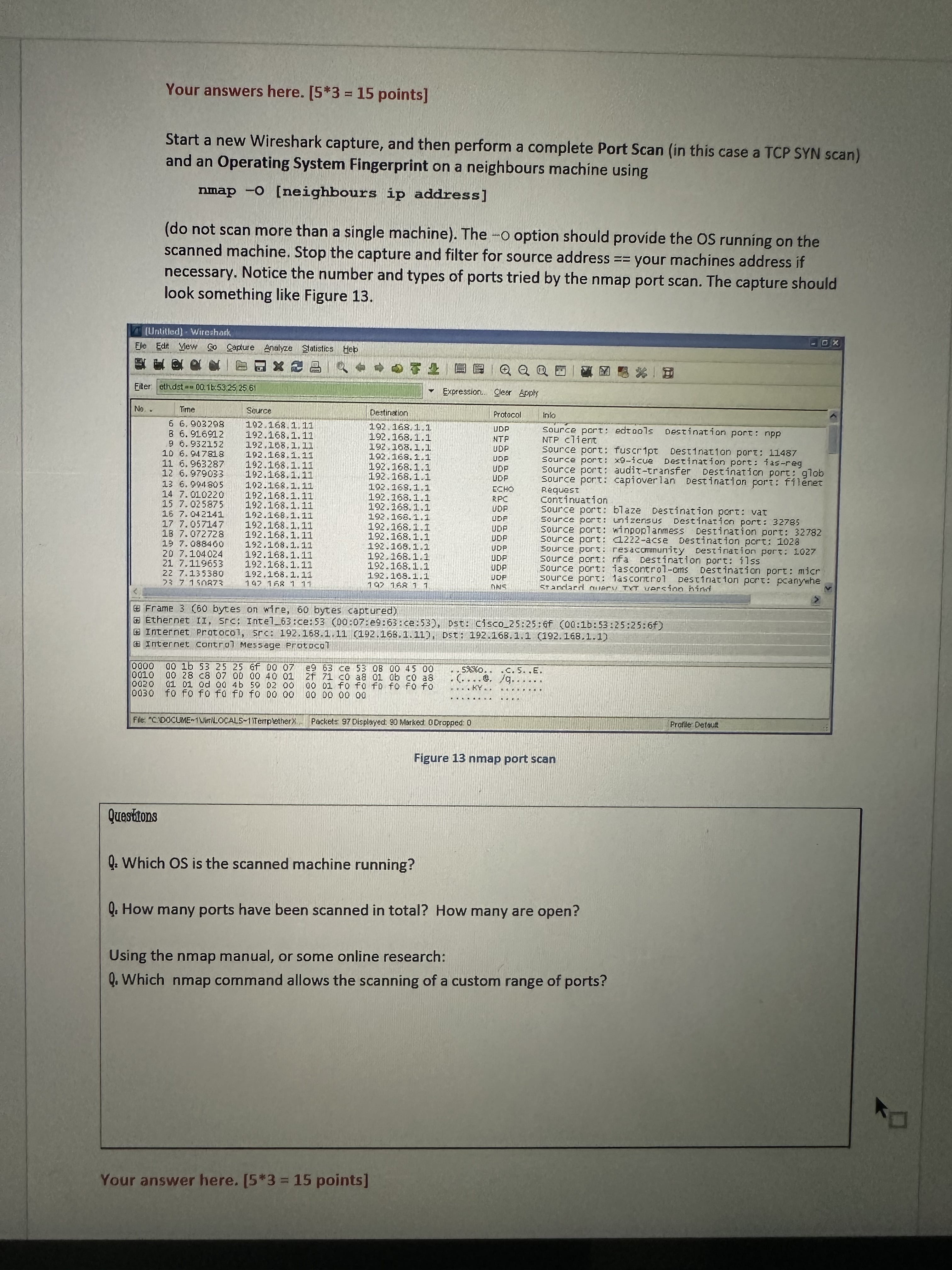 Solved Packet Capture (Packet Sniffing) A packet sniffer is | Chegg.com