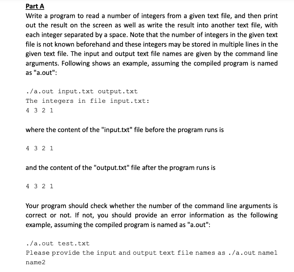 Solved Please Program Using Virtual Machine Linux C 