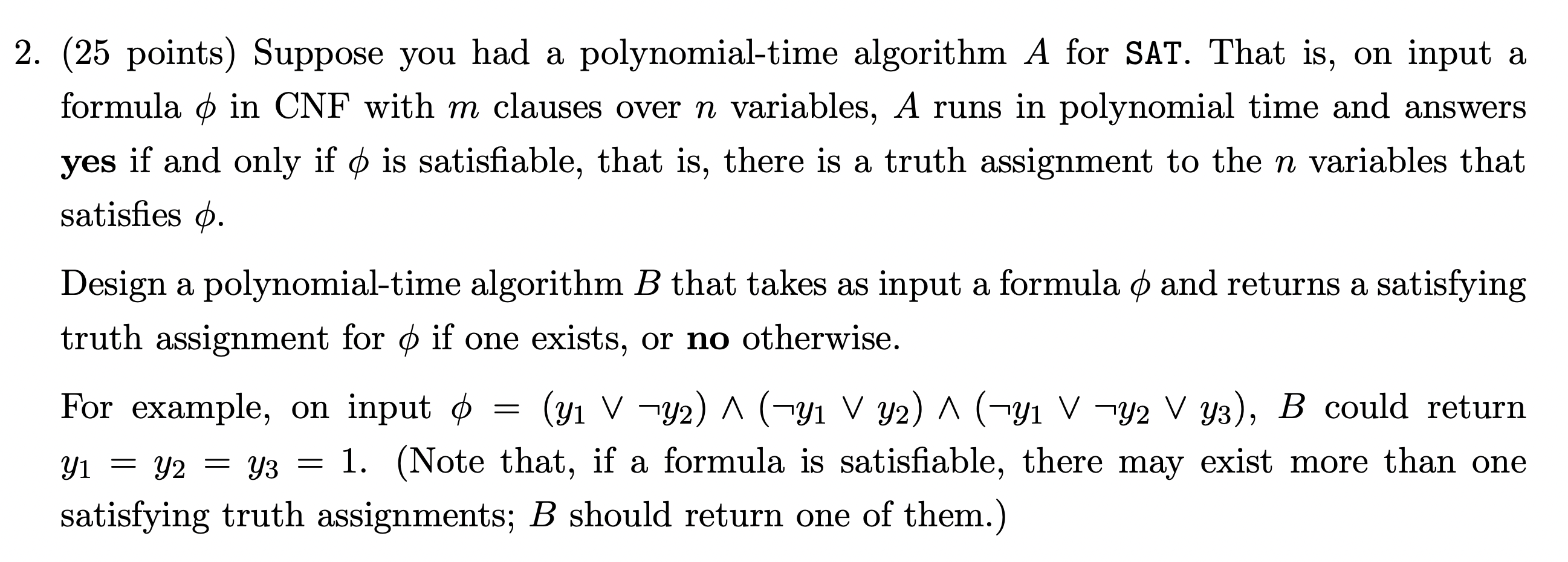 Solved • Describe your algorithm clearly in English. • Give | Chegg.com