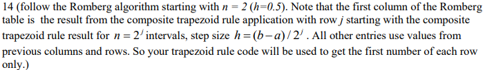 Solved Using Romberg integration, compute A to 8 digits | Chegg.com