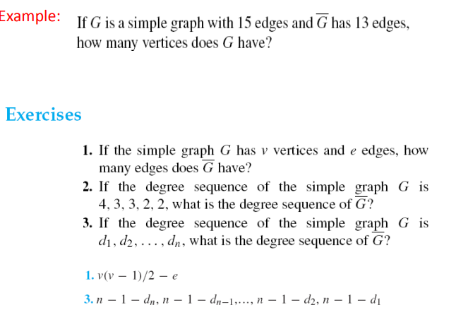 Solved Example:If G ﻿is a simple graph with 15 ﻿edges and | Chegg.com