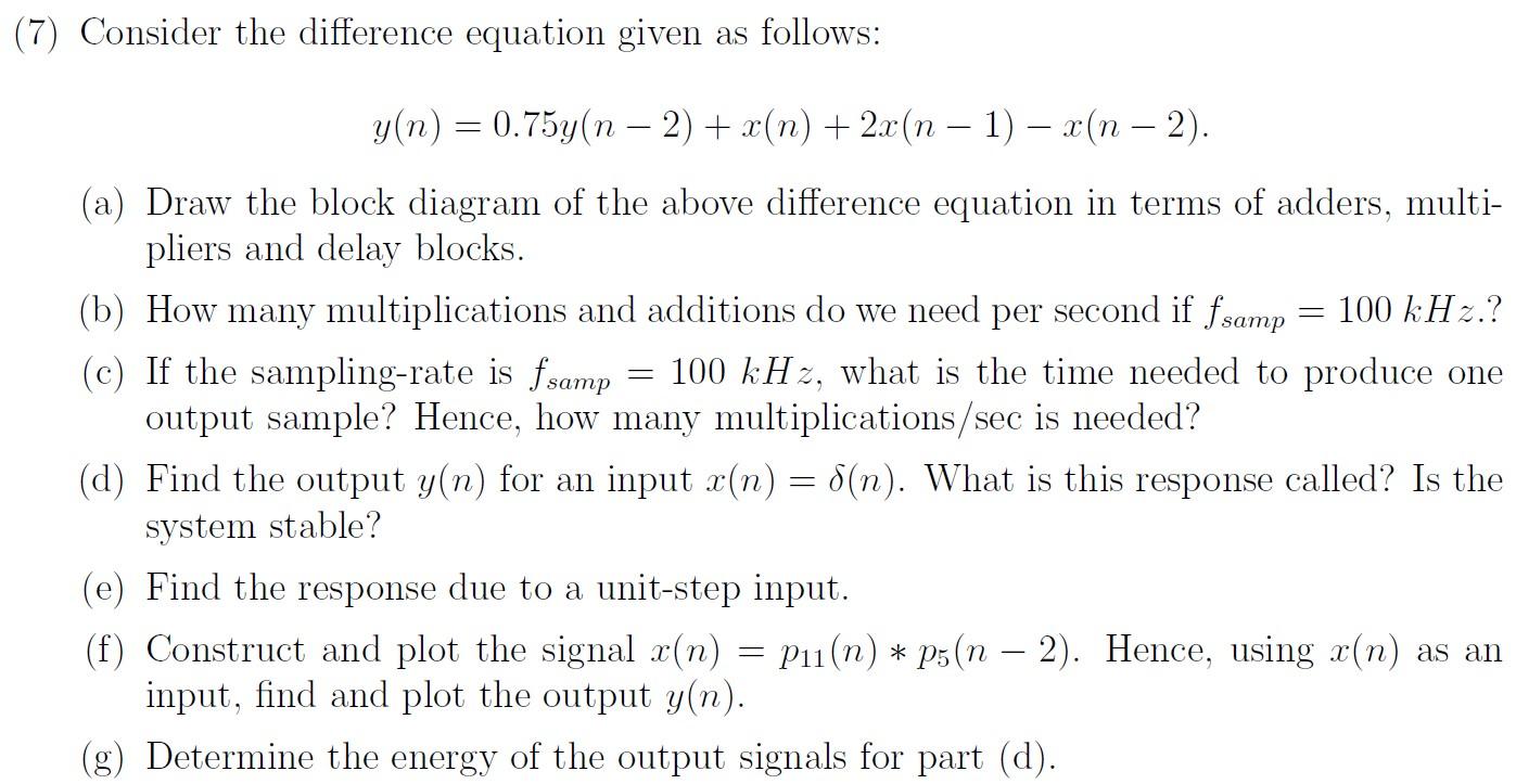 Solved JUST e, f, and g! Do not post any solutions to any | Chegg.com