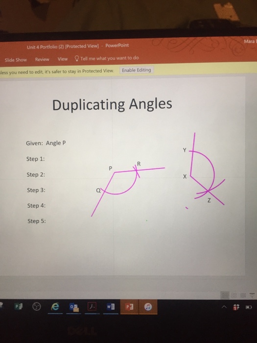 Solved Unit 4 Portfolio (2) [Protected View) PowerPoint ons | Chegg.com