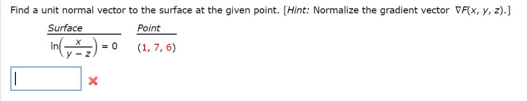 Solved Find a unit normal vector to the surface at the given | Chegg.com