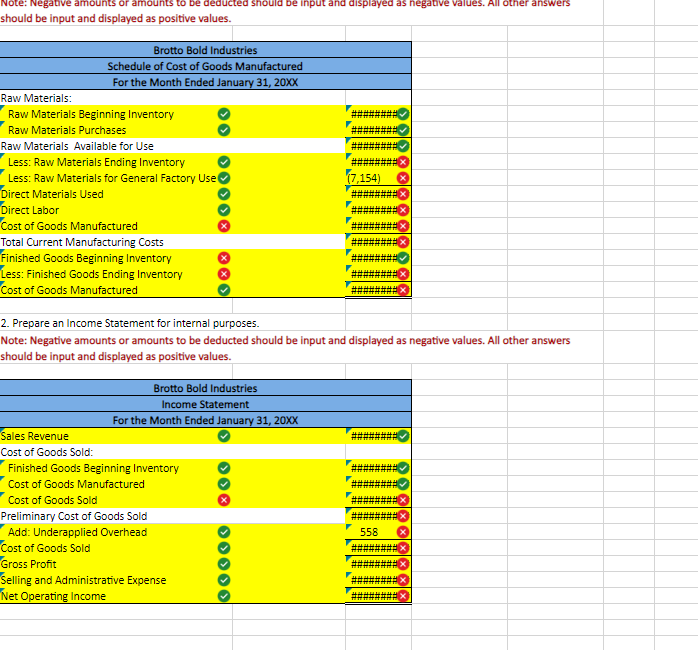 Solved should be input and displayed as positive values. | Chegg.com