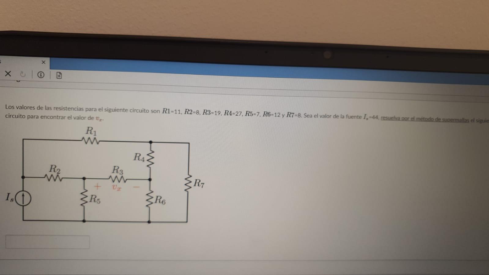 Solved Los valores de las resistencias para el siguiente | Chegg.com