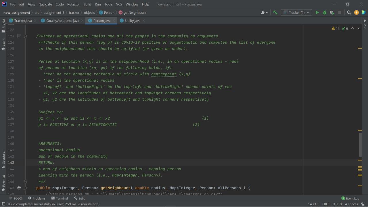 new assignment - Person.java file Edit View Navigate | Chegg.com