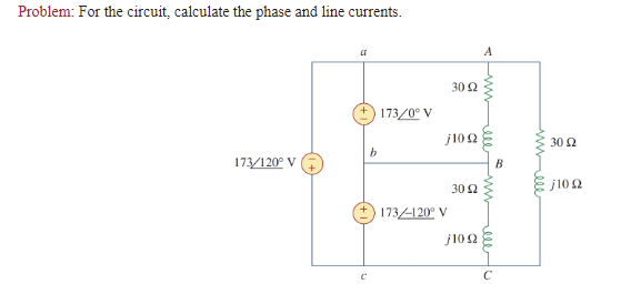 Solved Problem: For the circuit, calculate the phase and | Chegg.com