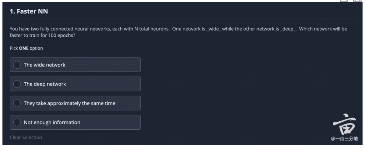 Solved 1. Faster NN You have two fully connected neural | Chegg.com