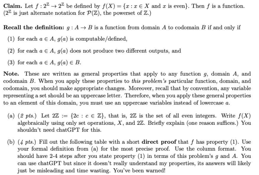 Solved because an integer cannot be even and odd because a | Chegg.com