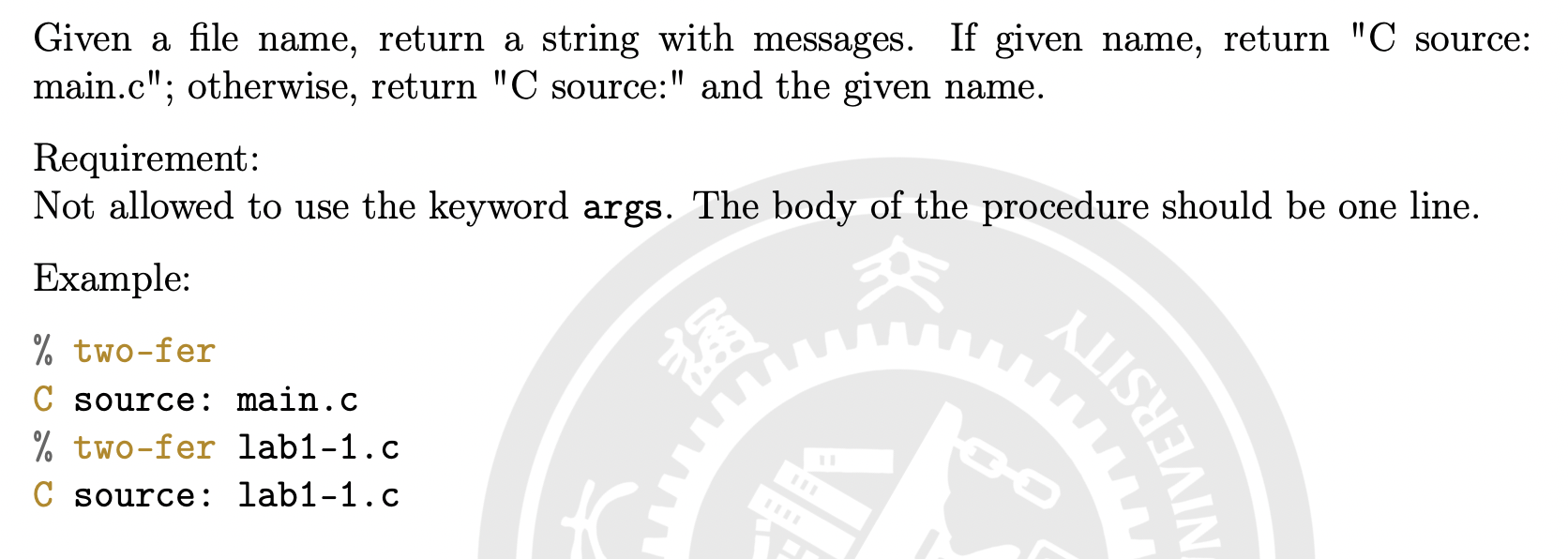 Solved Given a file name, return a string with messages. If | Chegg.com