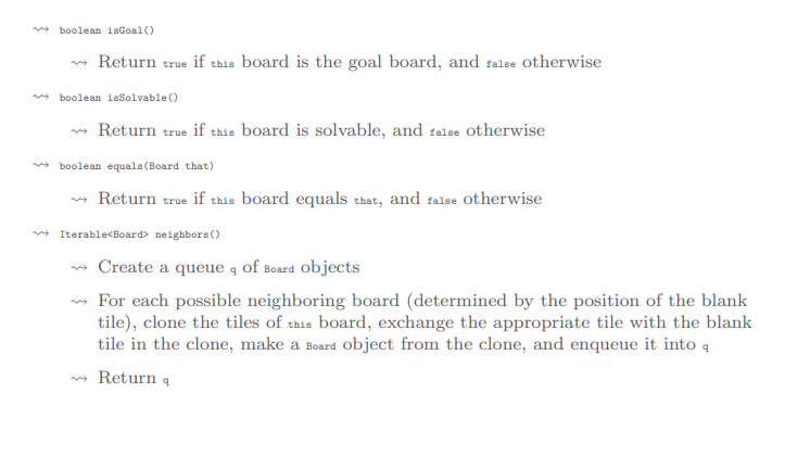 Problem 1. (Board Data Type) Create an immutable data | Chegg.com