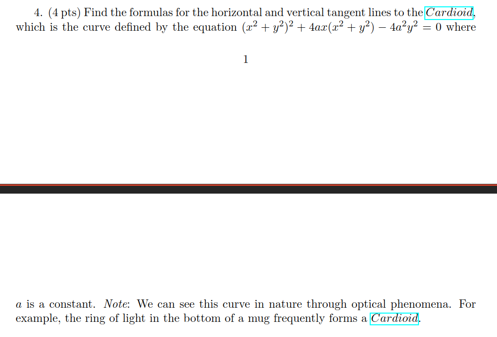Solved 4. (4 pts) Find the formulas for the horizontal and | Chegg.com