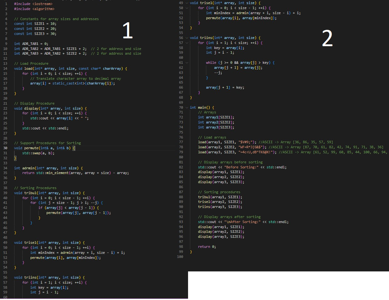 Solved i HAVE HERE A C++ ﻿CODE AND I NEED TO CONVERT IT INTO | Chegg.com